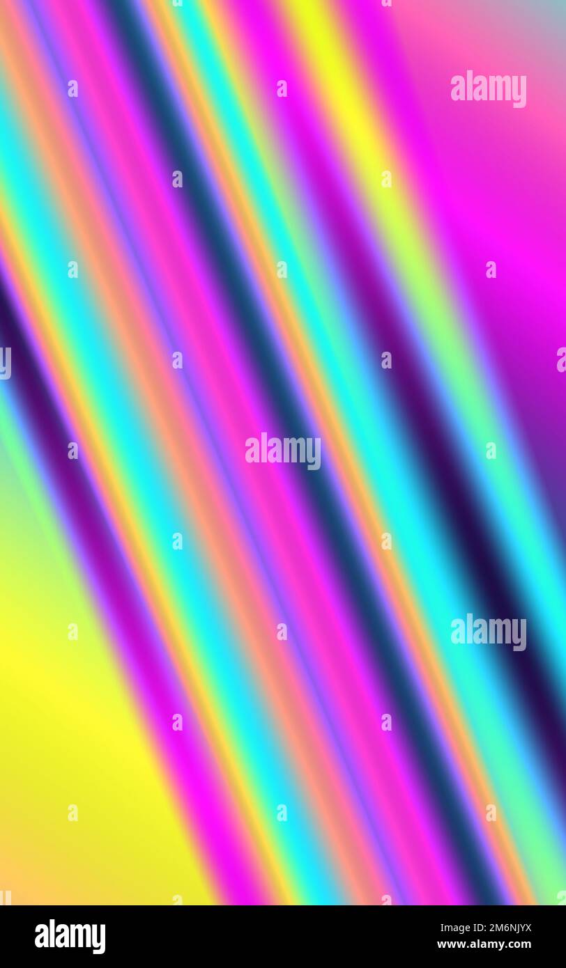 Rainbow digital art illustration line background Stock Photo - Alamy
