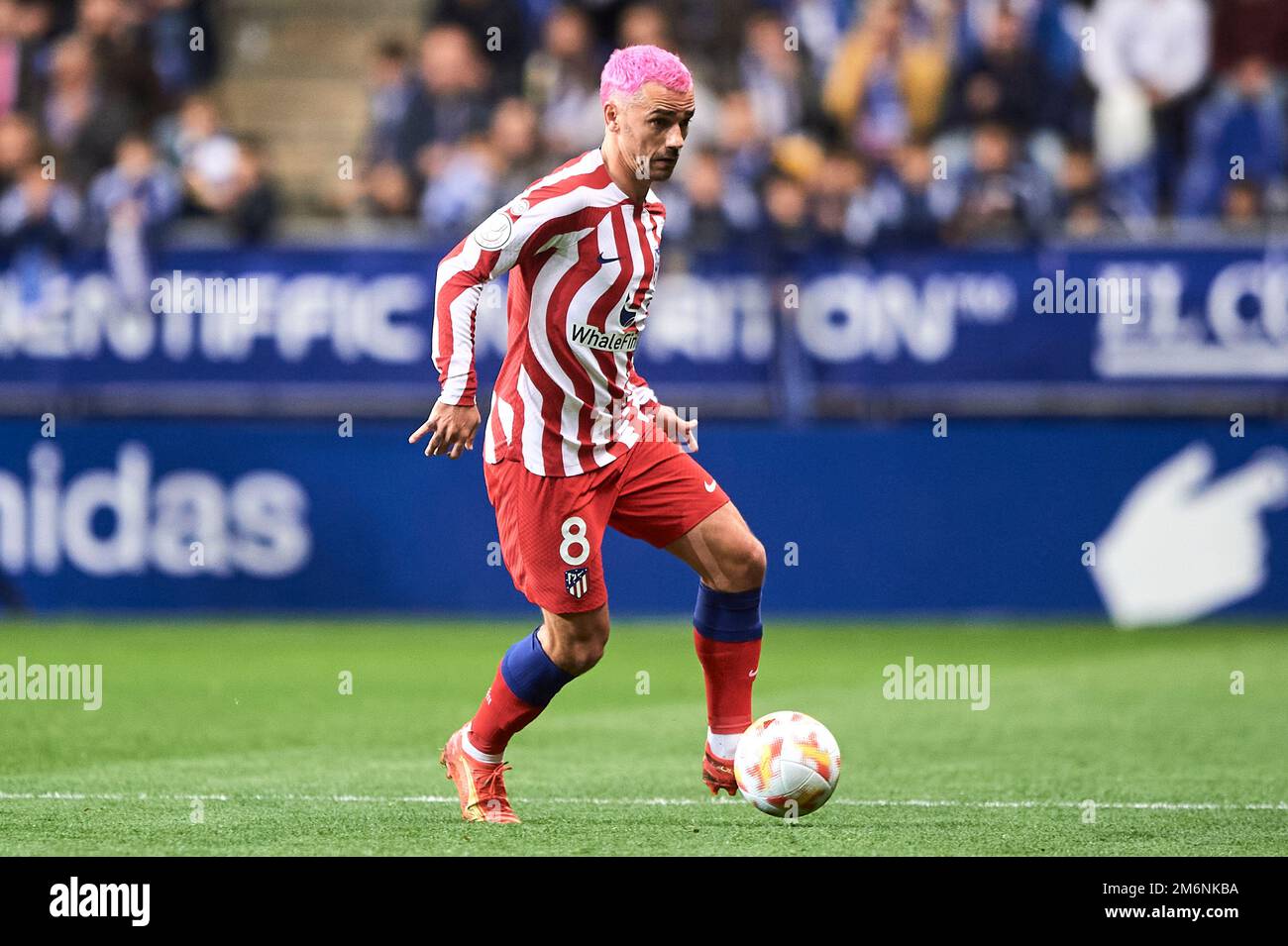 Antoine Griezmann of Atletico de Madrid during the Copa SM El Rey match ...