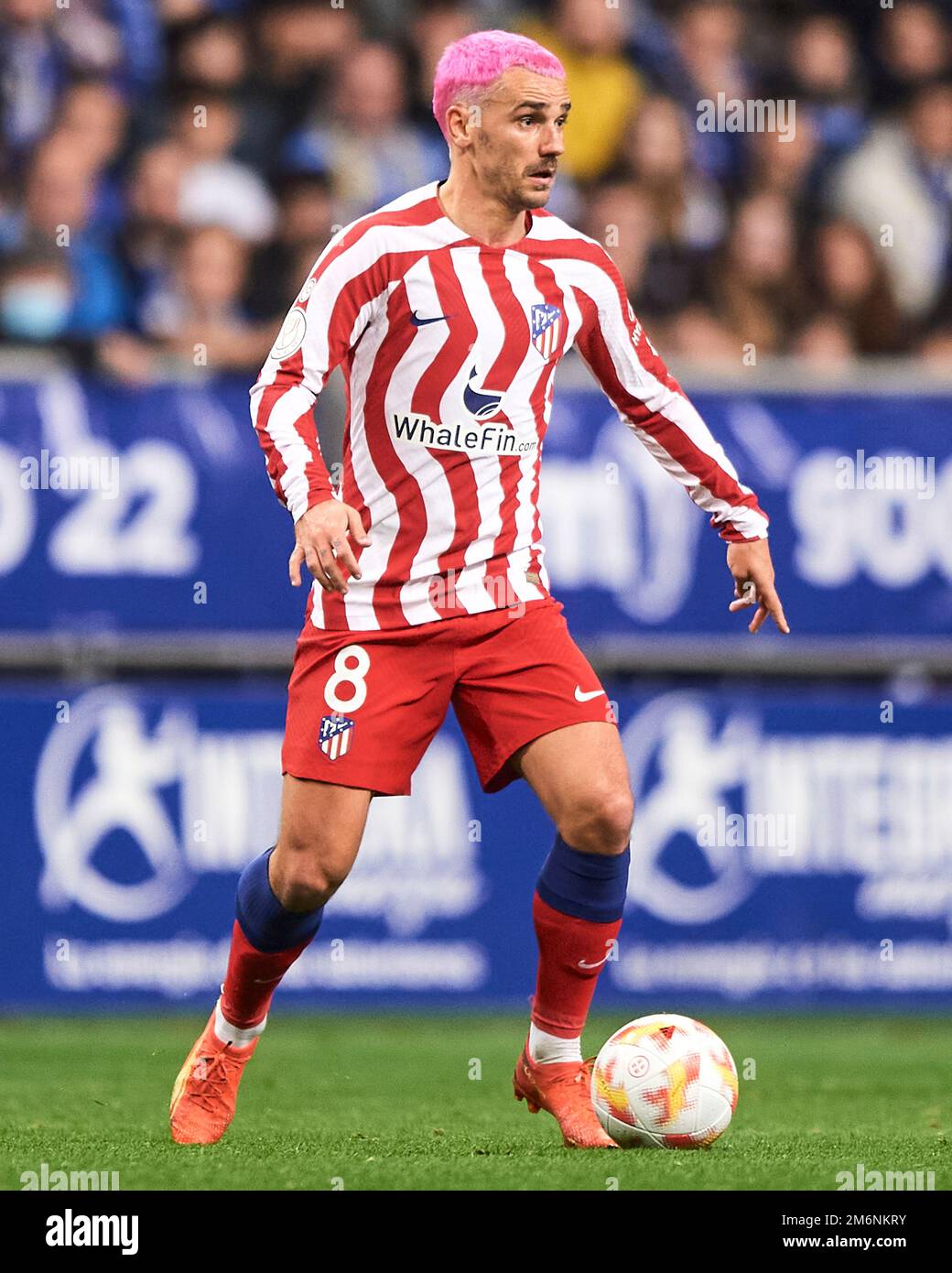 Antoine Griezmann of Atletico de Madrid during the Copa SM El Rey match ...