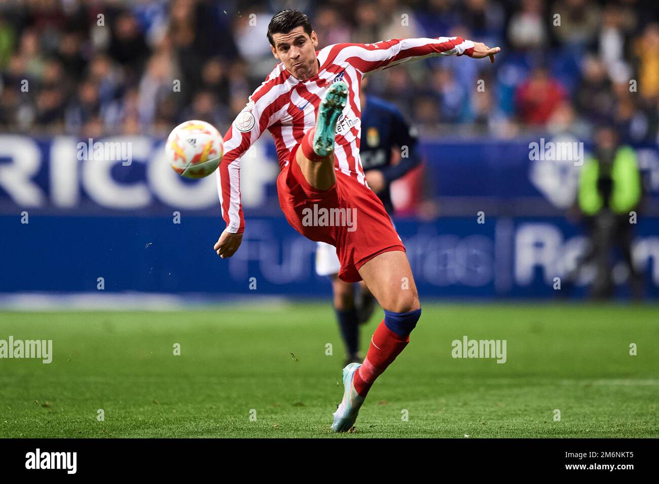 Alvaro Morata of Atletico de Madrid during the Copa SM El Rey match ...