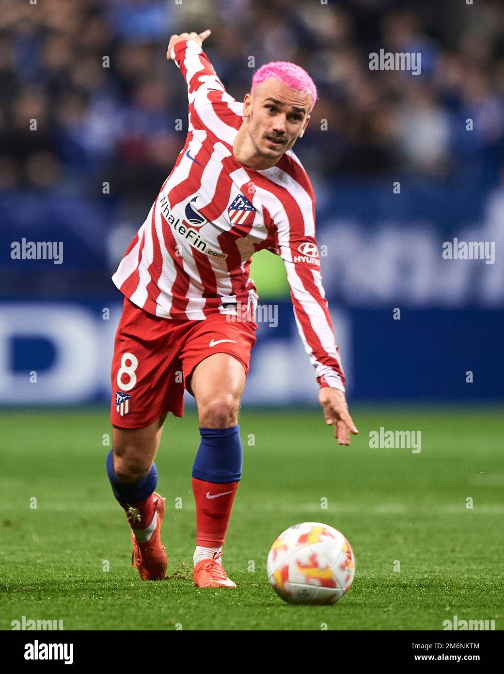 Antoine Griezmann of Atletico de Madrid during the Copa SM El Rey match ...