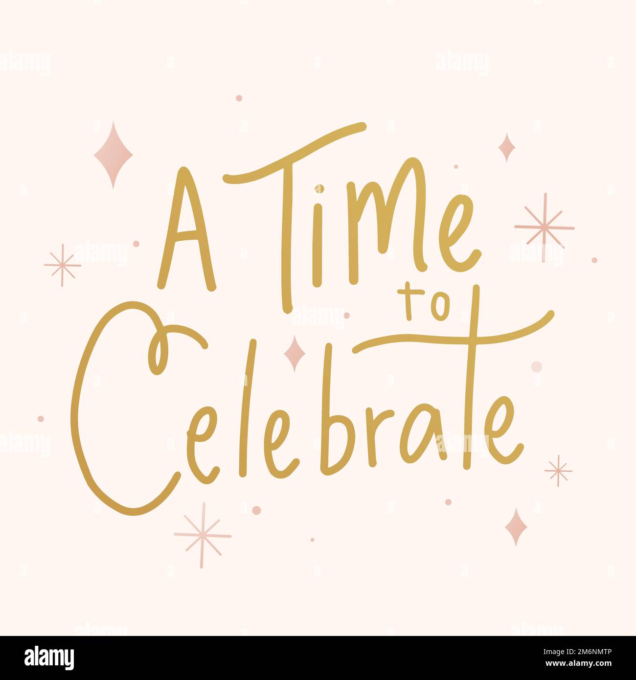 A time to celebrate typography vector Stock Vector Image & Art - Alamy