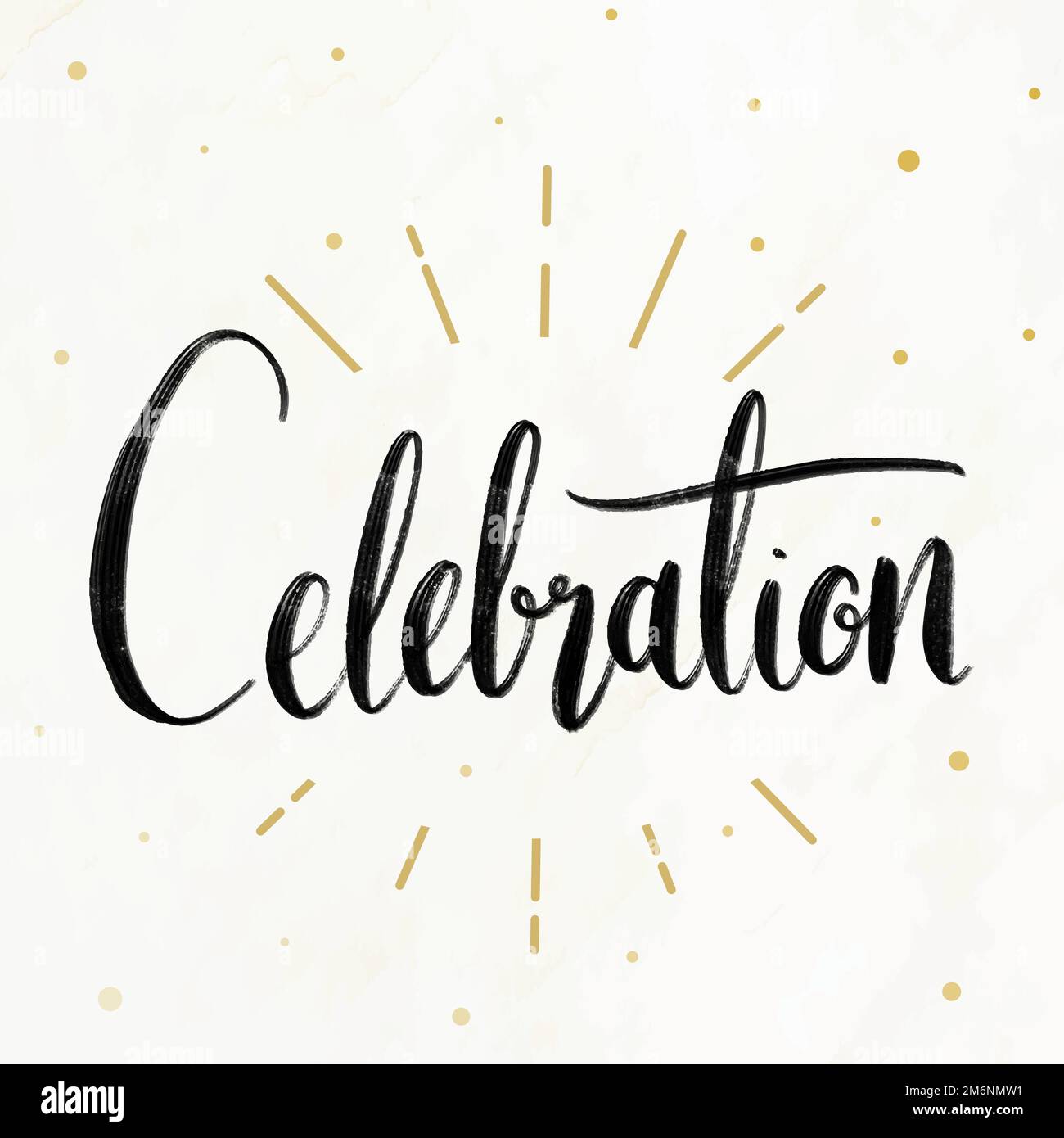 Festive celebration typography card vector Stock Vector Image & Art - Alamy