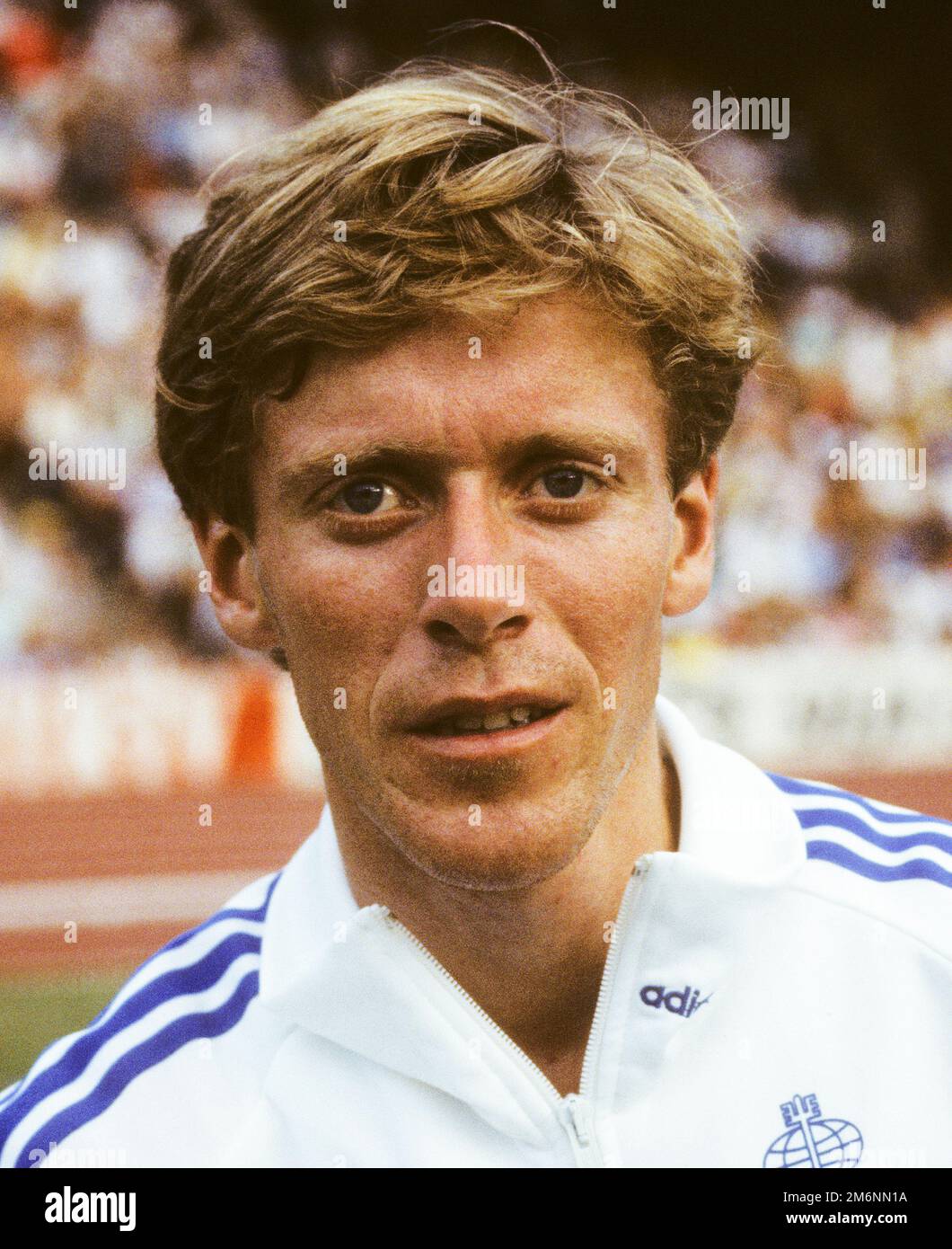 TOMMY EKBLOM Finish steeple chase runner Stock Photo - Alamy