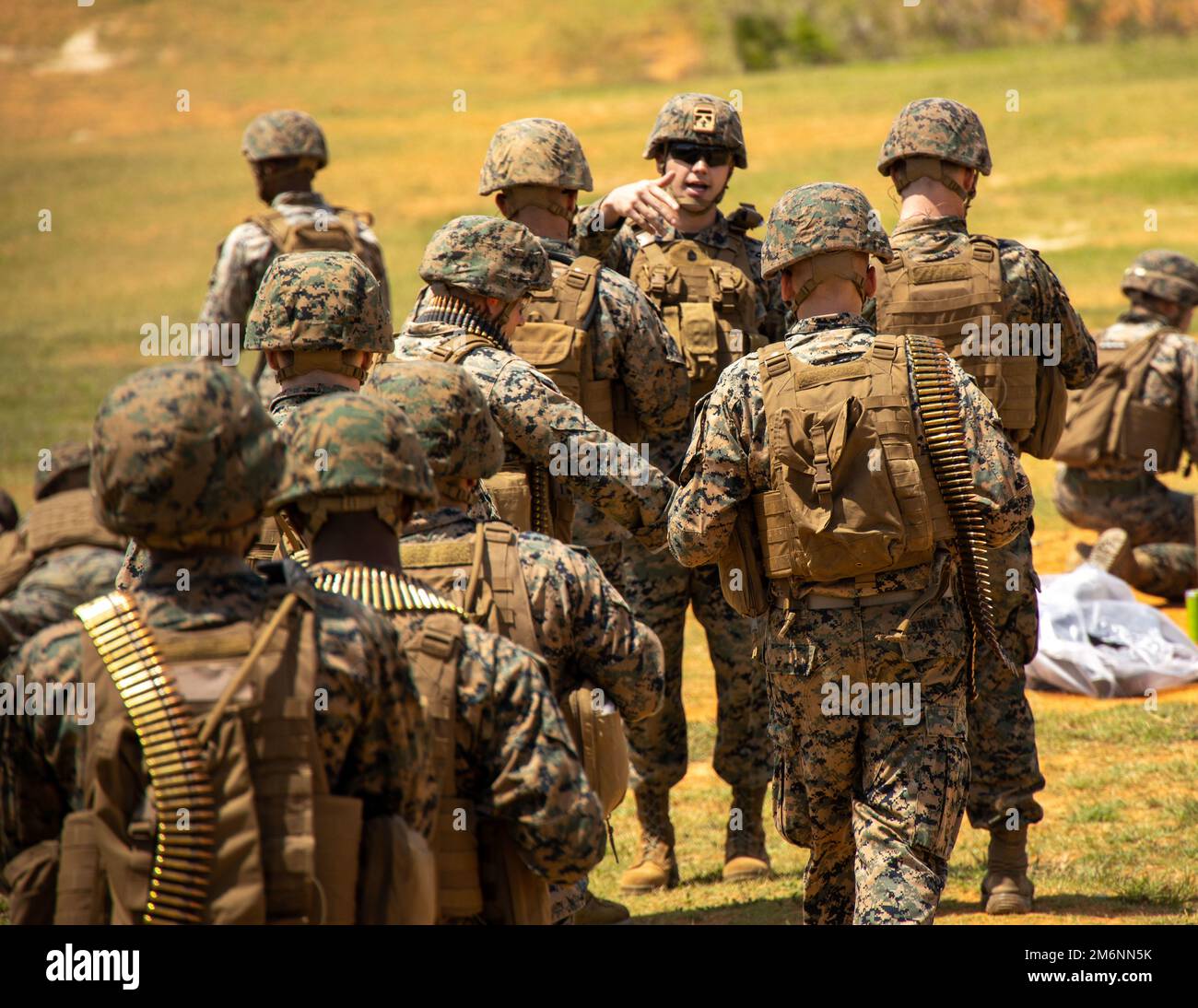 U.S. Marine Corps Gunnery Sgt. Thomas Ross, a motor transportation ...