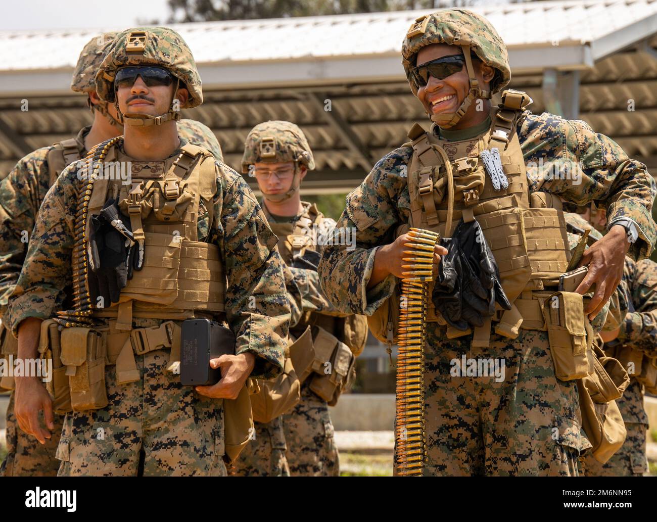 U.S. Marines with 7th Communication Battalion, III Marine Expeditionary ...