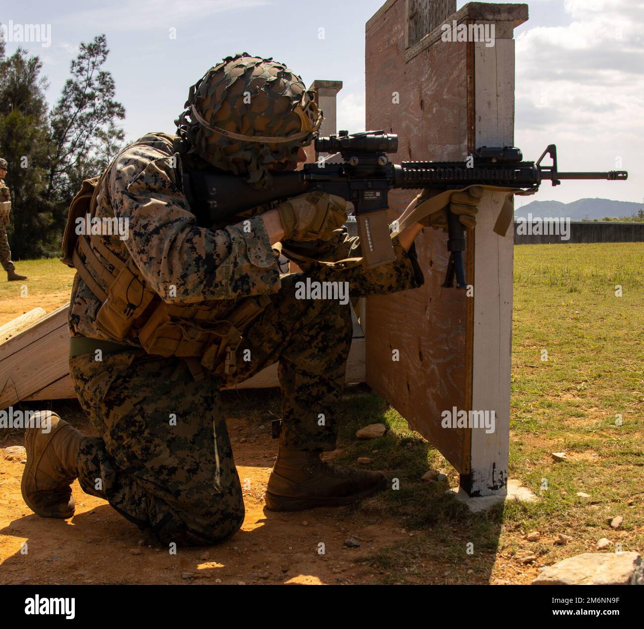U.S. Marine Corps Cpl. Kevin Alvarado, a radio operator with 7th ...