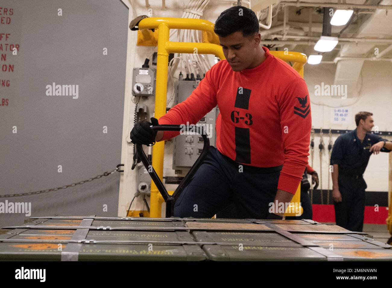 220503-N-IL330-1063 PACIFIC OCEAN (May 3, 2022) – Aviation Ordnanceman ...