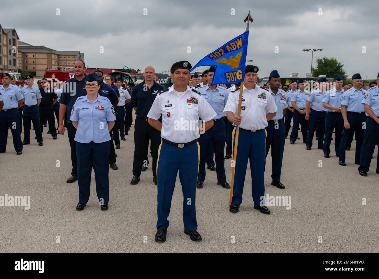 U.S. Army Col., Shane Cuellar, Commander, 502nd Force Support Group ...