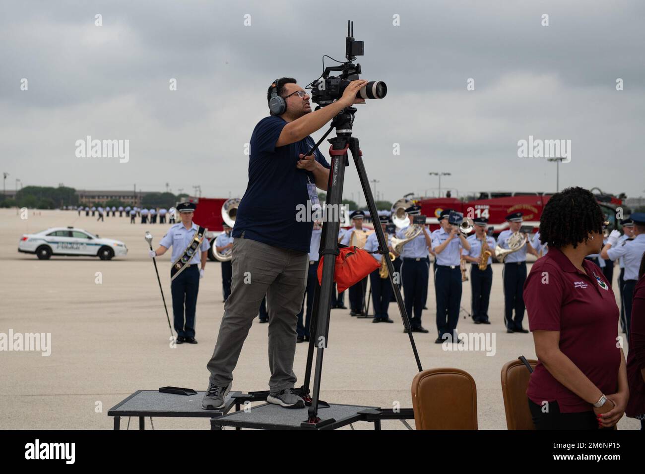 David Amaral, videographer, 502nd Air Base Wing Public Affairs ...