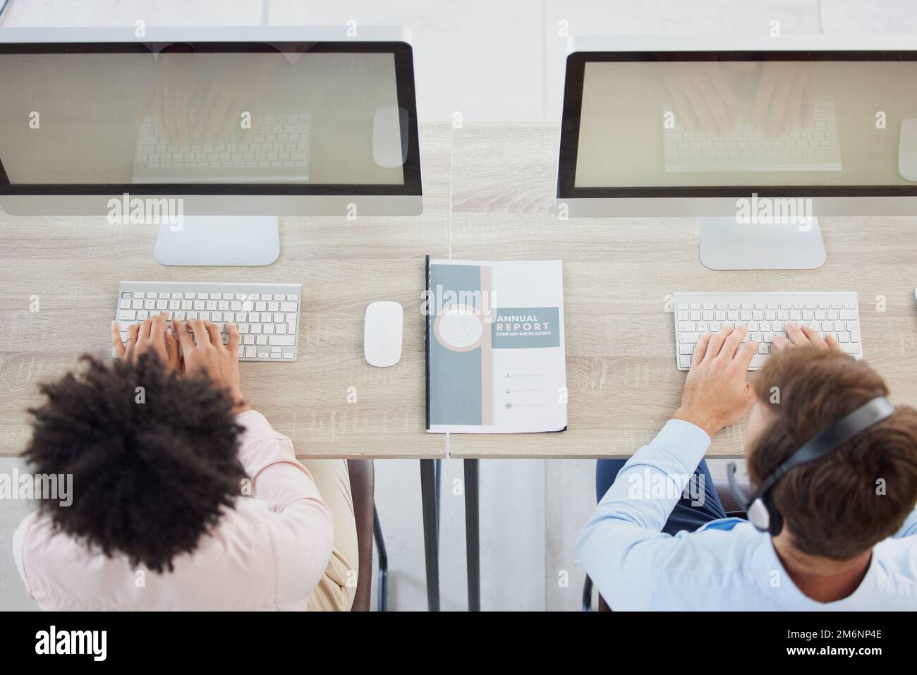 Speaking into computer hi-res stock photography and images - Alamy