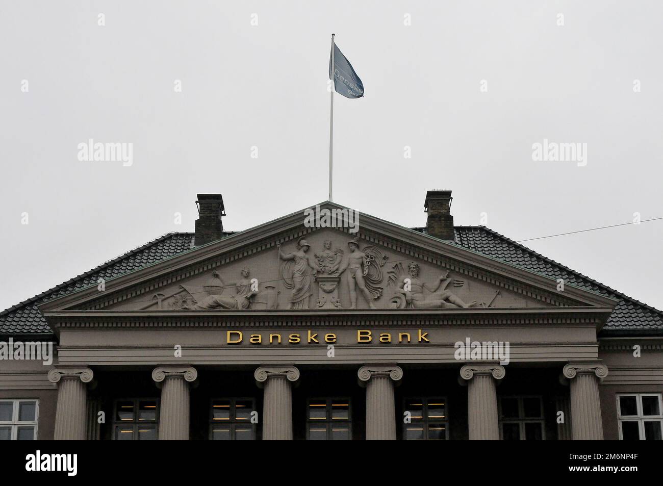 Copenhagen/Denmark/05 January 2023/ Danske Bank head officve in danish ...