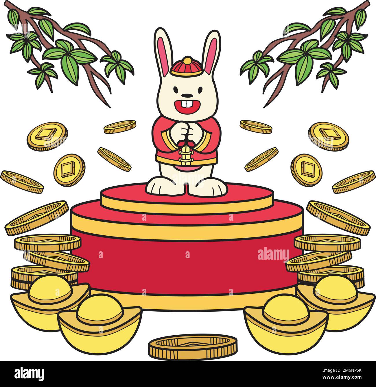 The money bunny Stock Vector Images - Alamy