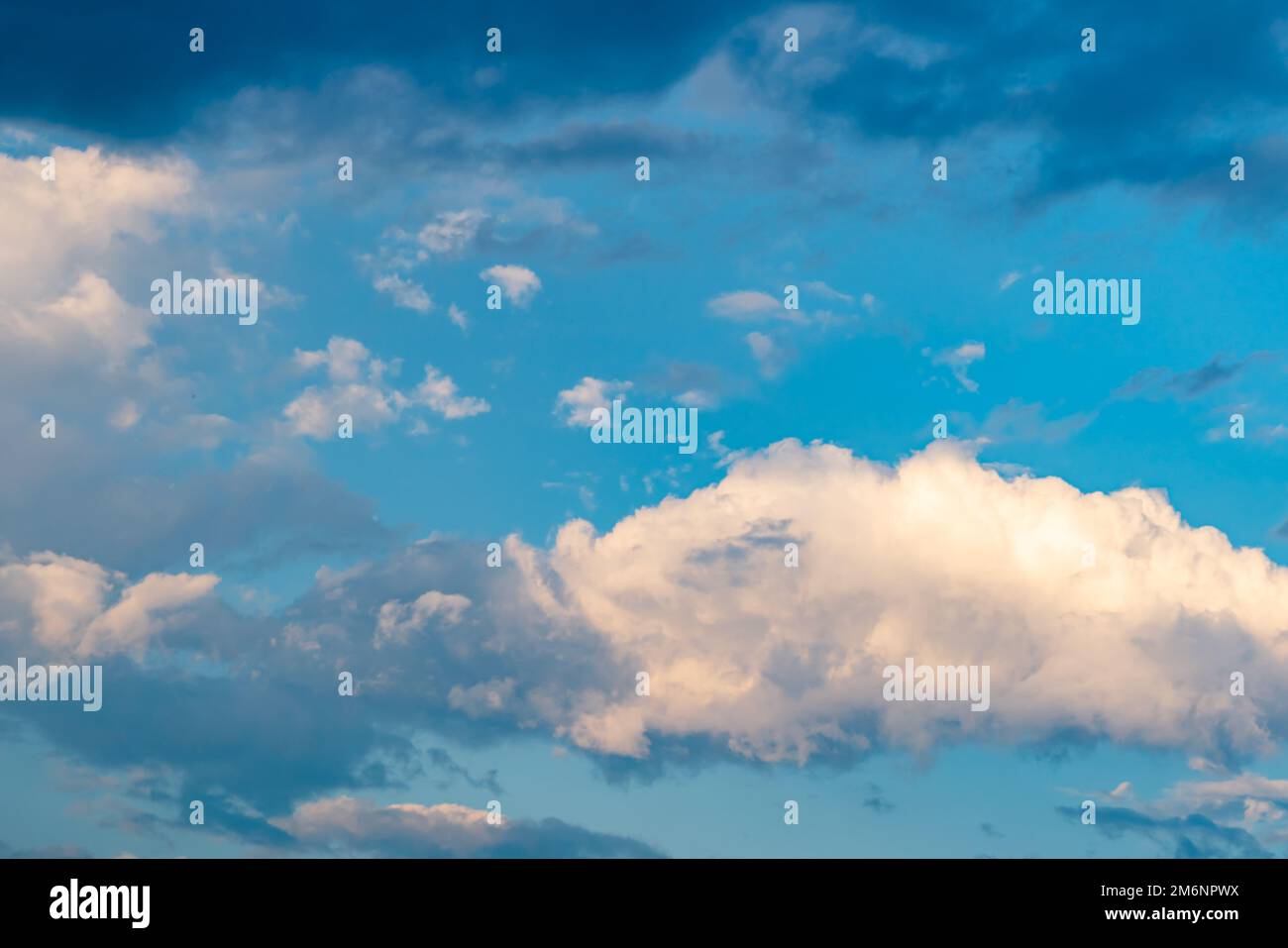 Bright white clouds and blue sky in rainy season Stock Photo - Alamy
