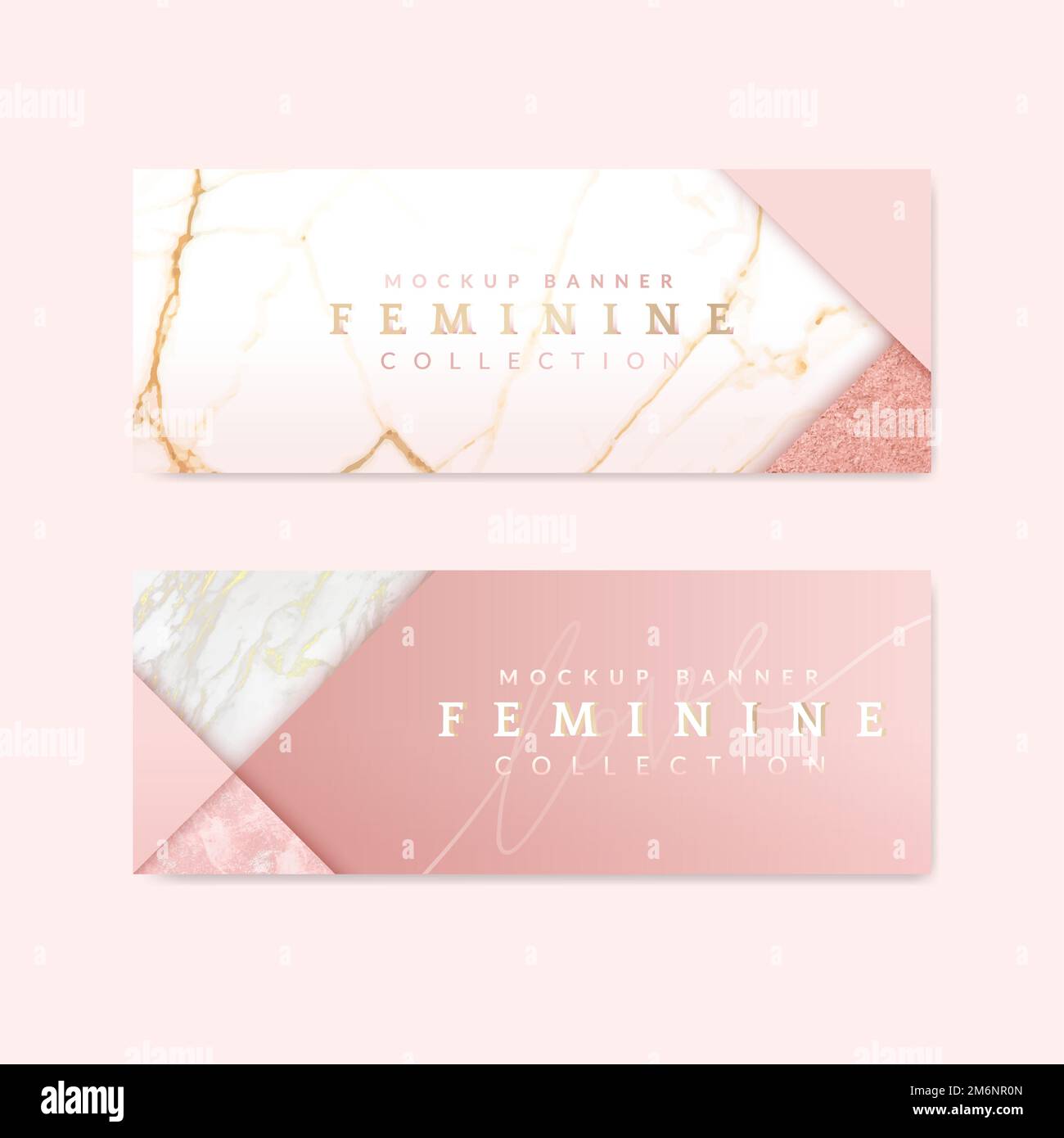 Girly banner Stock Vector Images - Alamy