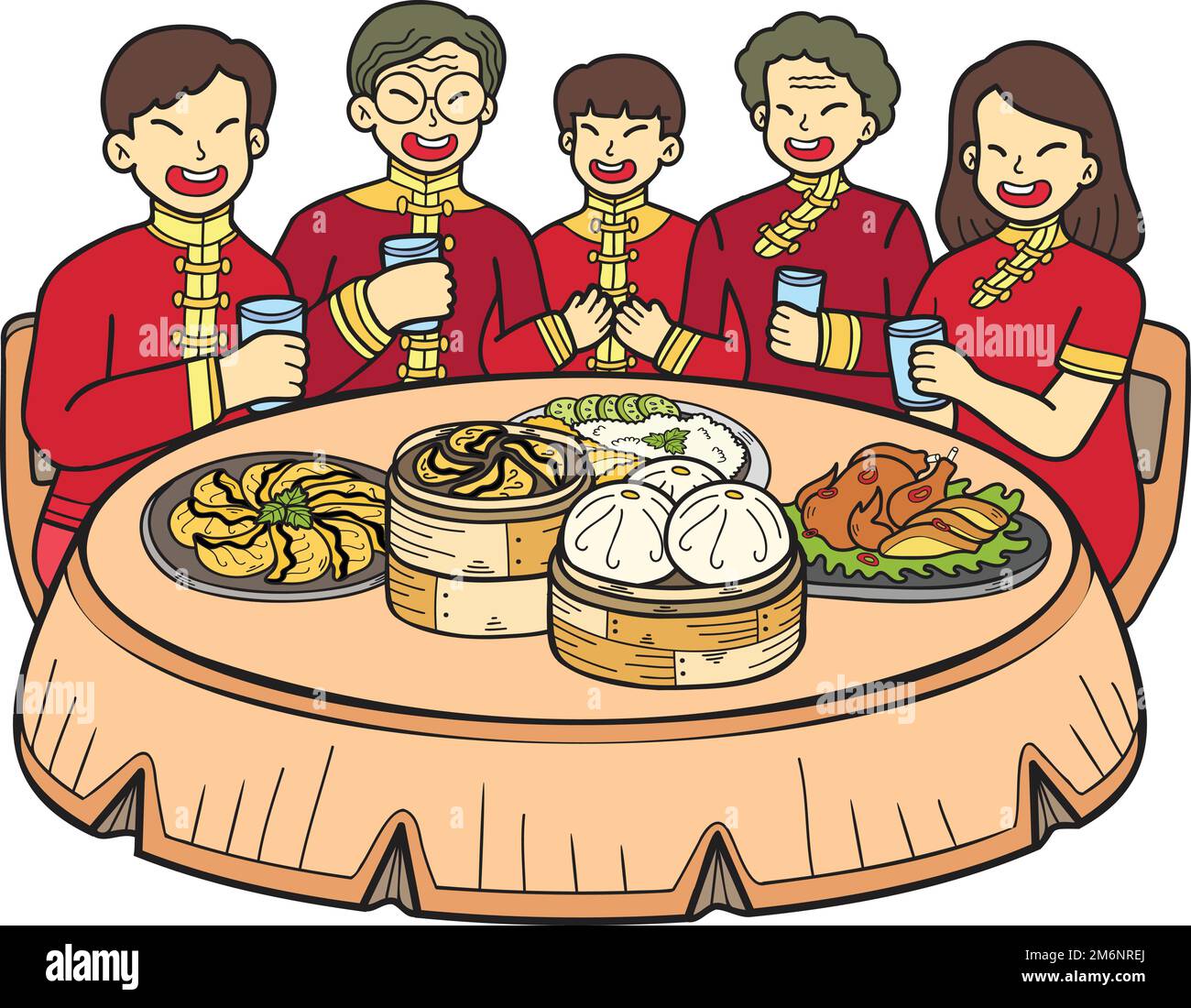 Dinner Table With Food Clipart No Background
