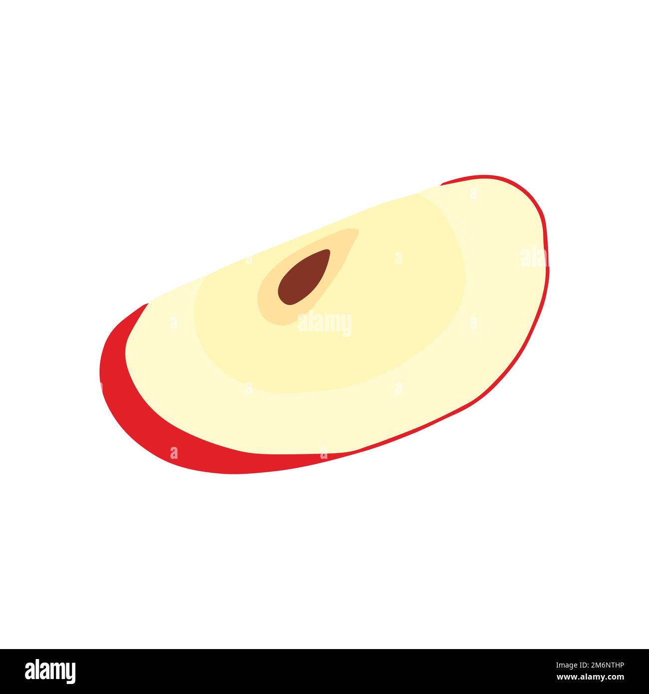 Apple slice illustration Stock Vector Image & Art - Alamy