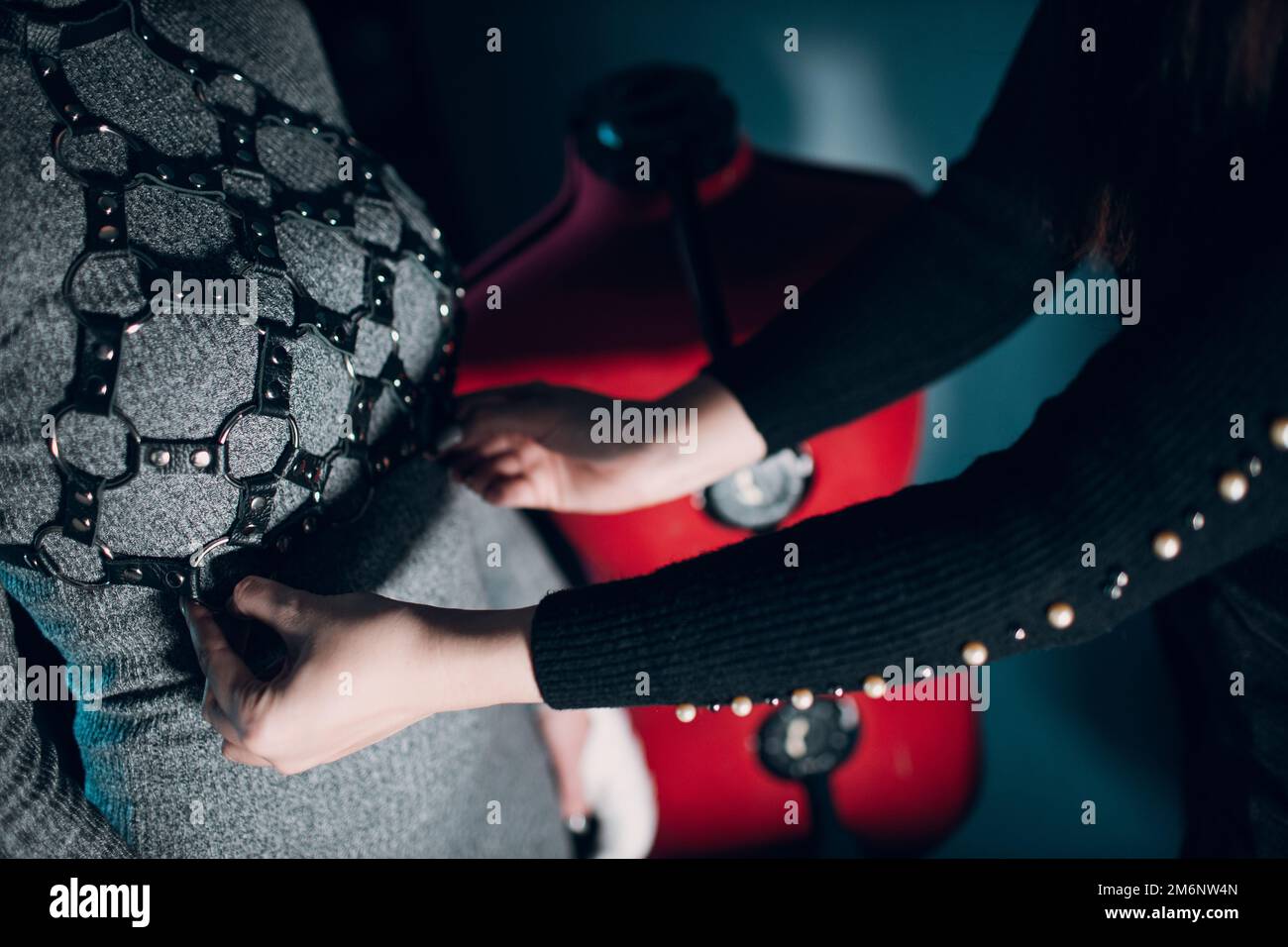 Traditional leather making process handmade hi-res stock photography ...