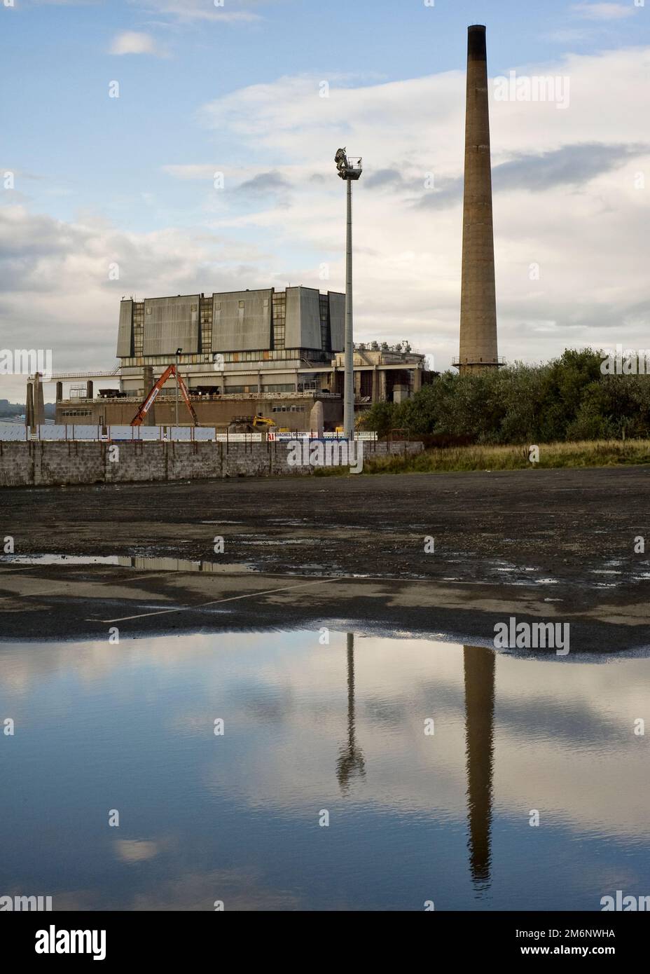 Methil Power Station, Demolished 2010 Stock Photo - Alamy