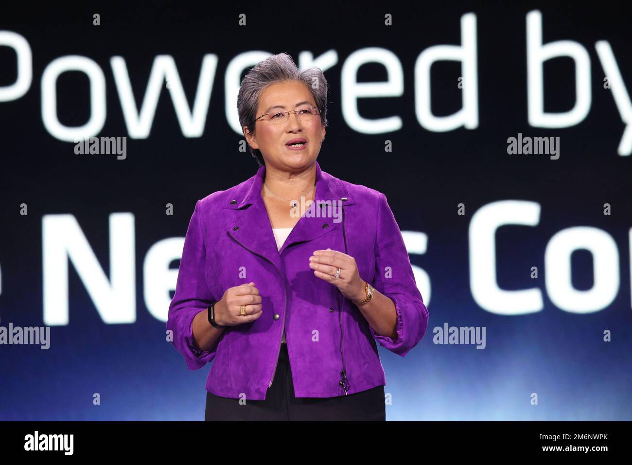 Las Vegas, United States. 04th Jan, 2023. Lisa Su, CEO of AMD speaks on ...