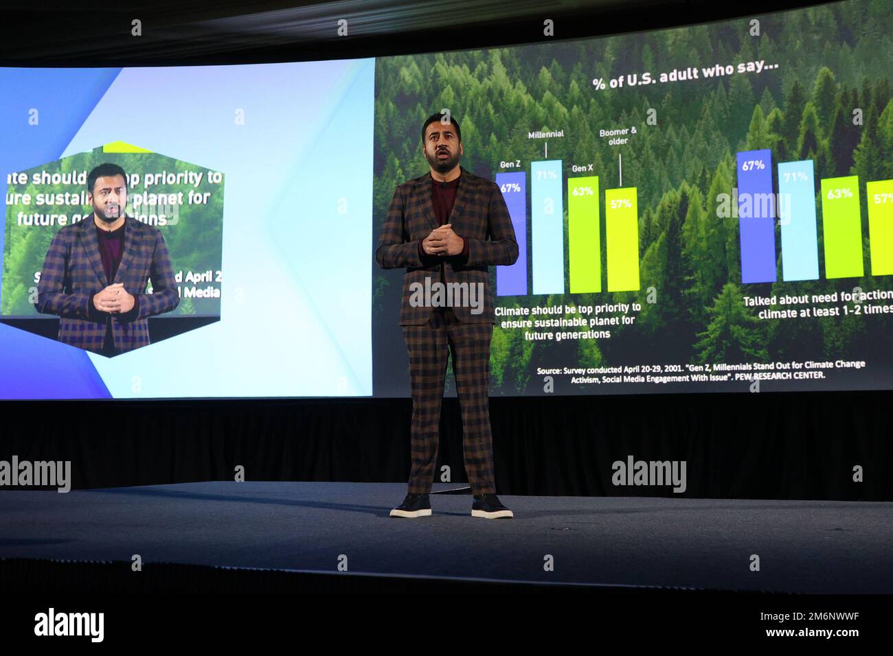 Las Vegas, United States. 04th Jan, 2023. Actor Kal Penn speaks on ...