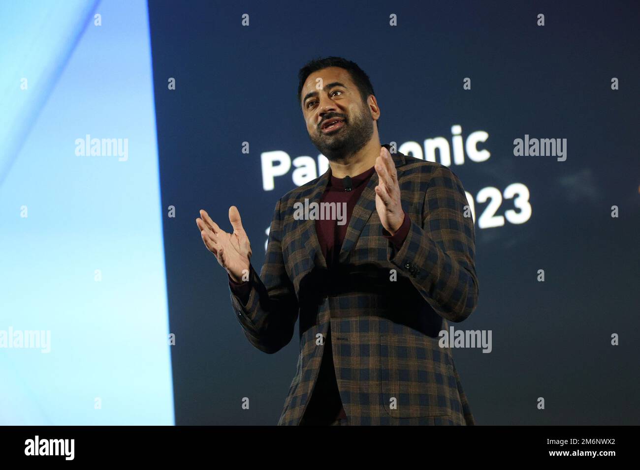 Las Vegas, United States. 04th Jan, 2023. Actor Kal Penn speaks on ...
