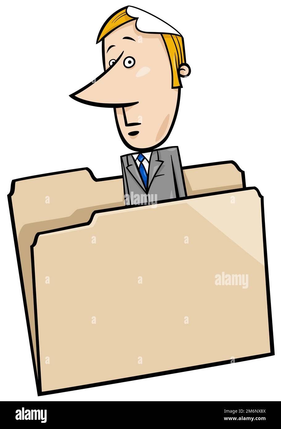 Cartoon people in office hi-res stock photography and images - Alamy