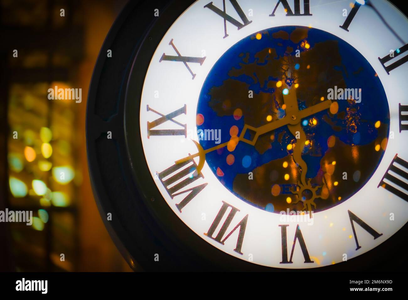 Makura Clock and Illumination Stock Photo - Alamy