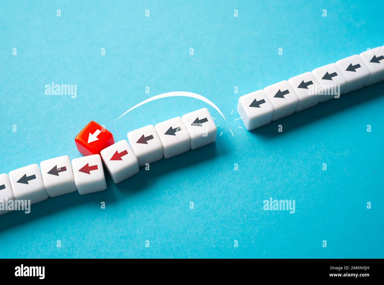 Violation of the regulations. Skip before time. Go out of line, break ...