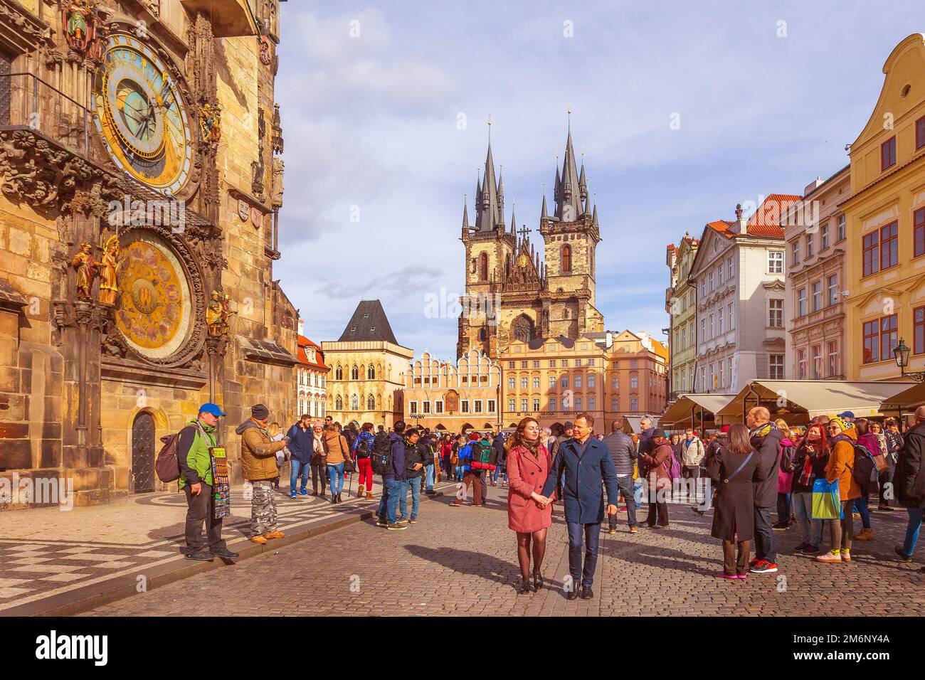 Prague, Old Town Square, Czech Republic Stock Photo - Alamy