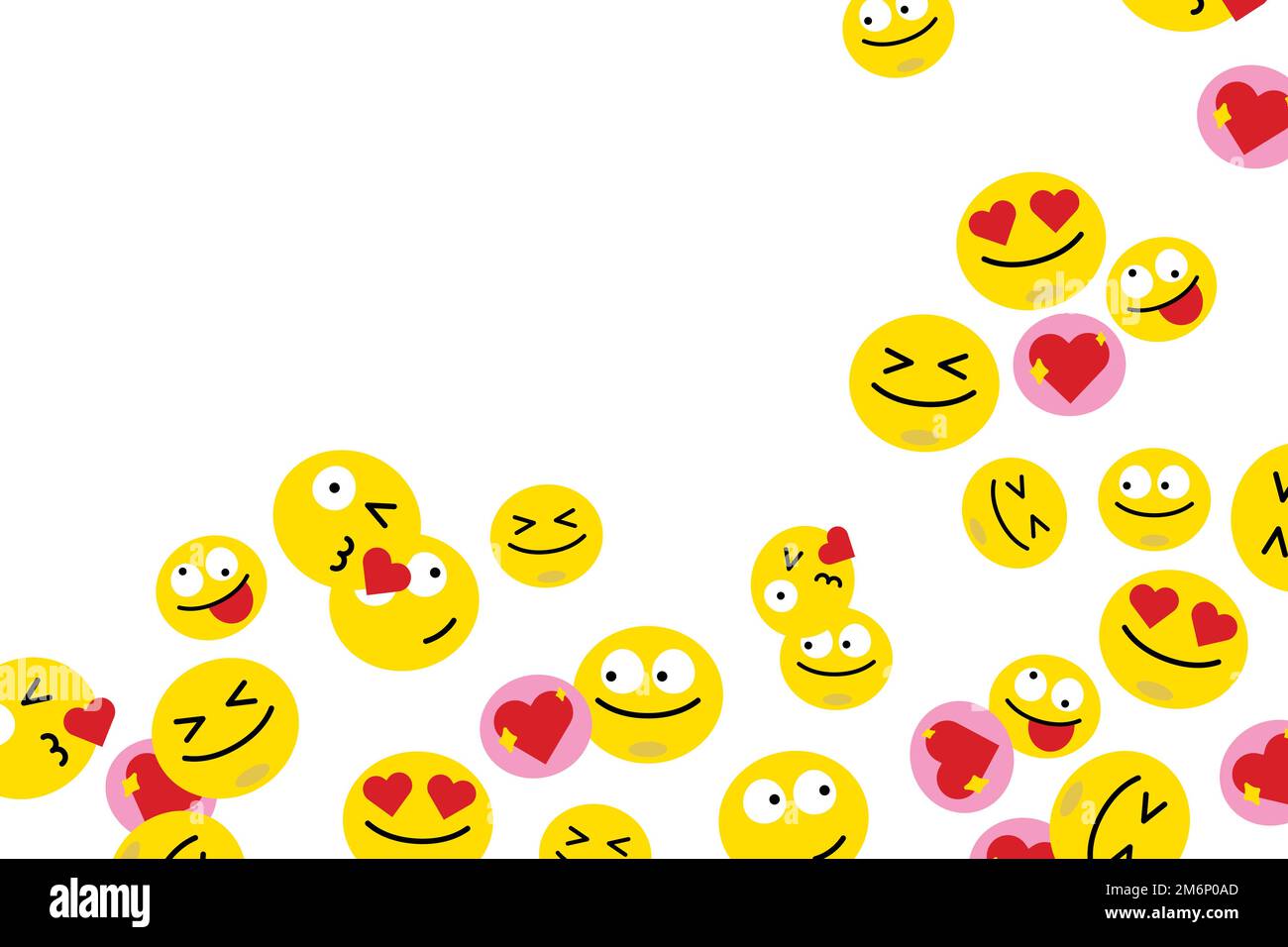 Emoticon facial expression collection vector Stock Vector Image & Art ...
