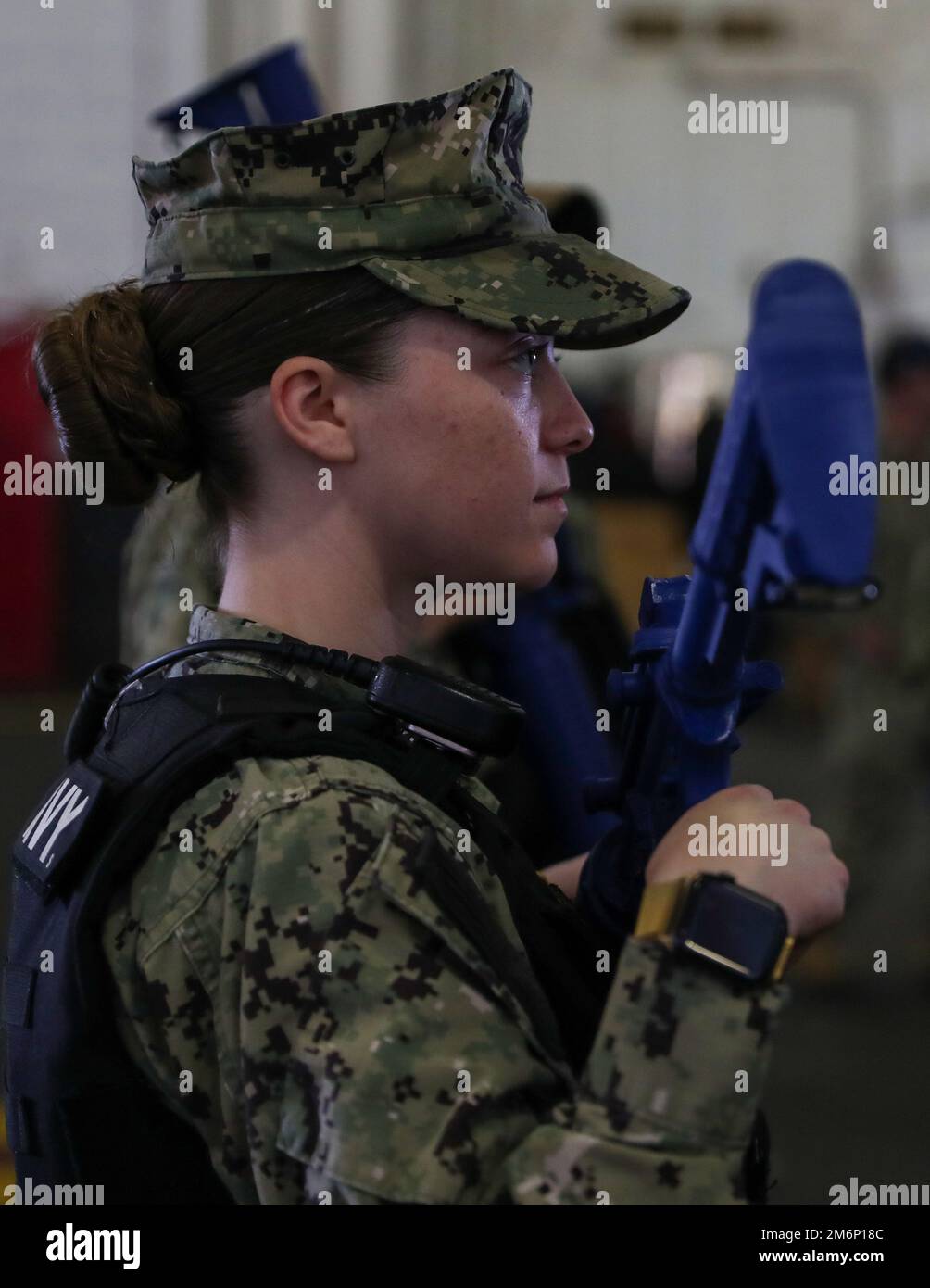 Master-at-Arms 3rd Class Alesia Harmon, from Tampa, Florida, assigned ...