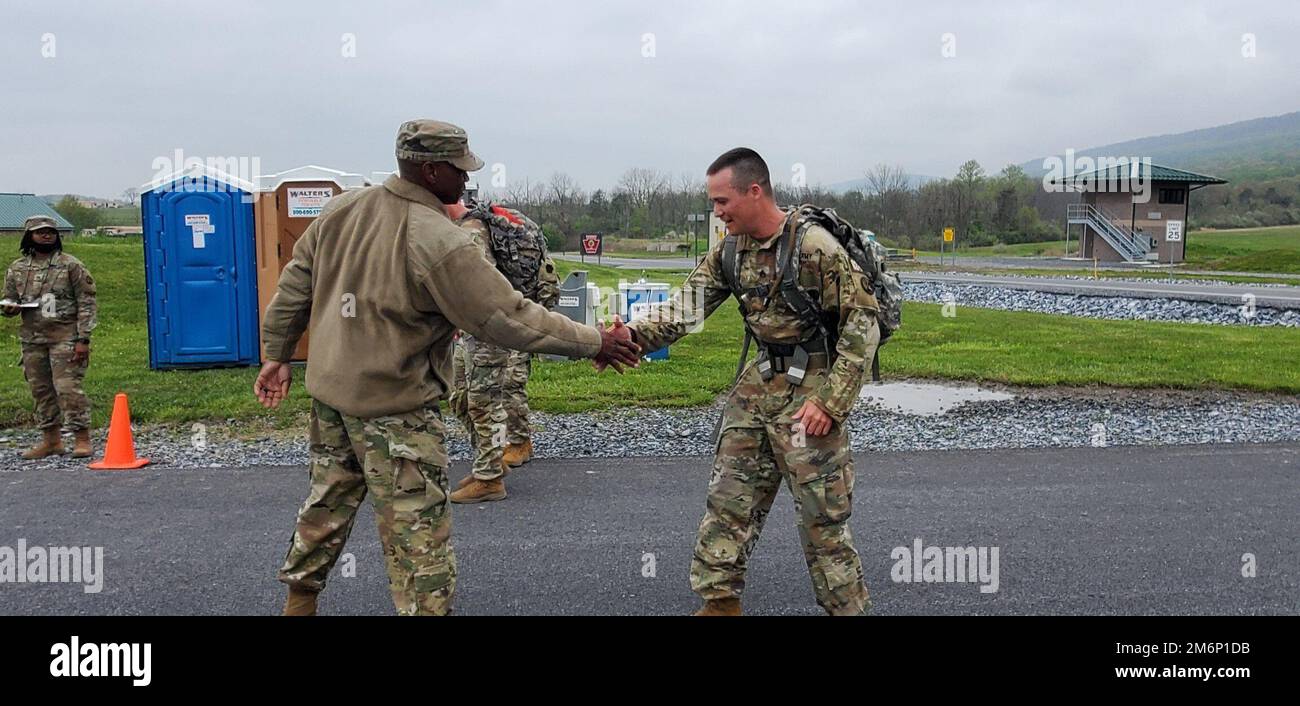 Brig. Gen. Louis Mitchell, left, the 94th Training Division's ...