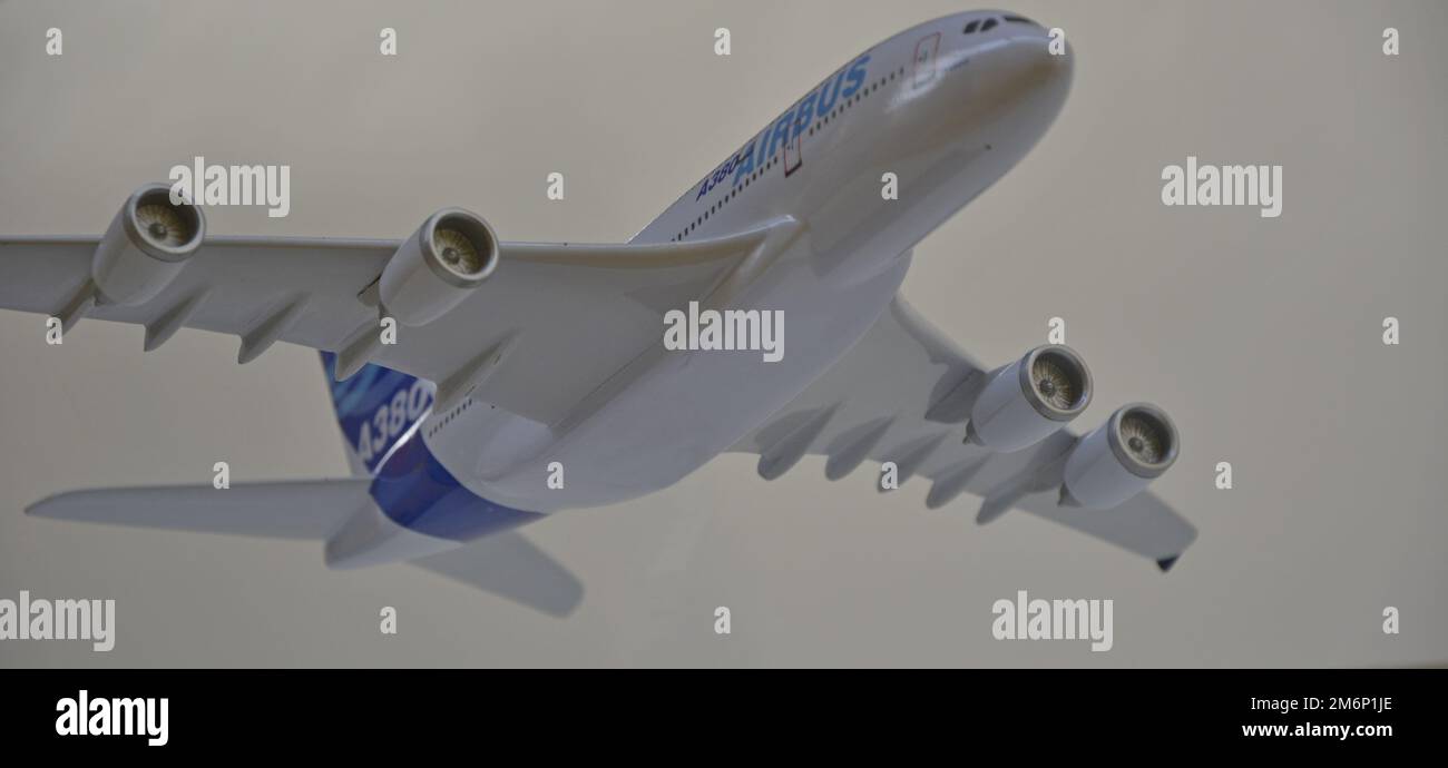 Marilia, São Paulo, Brazil - 04 October 2022: Boeing model A380 ...