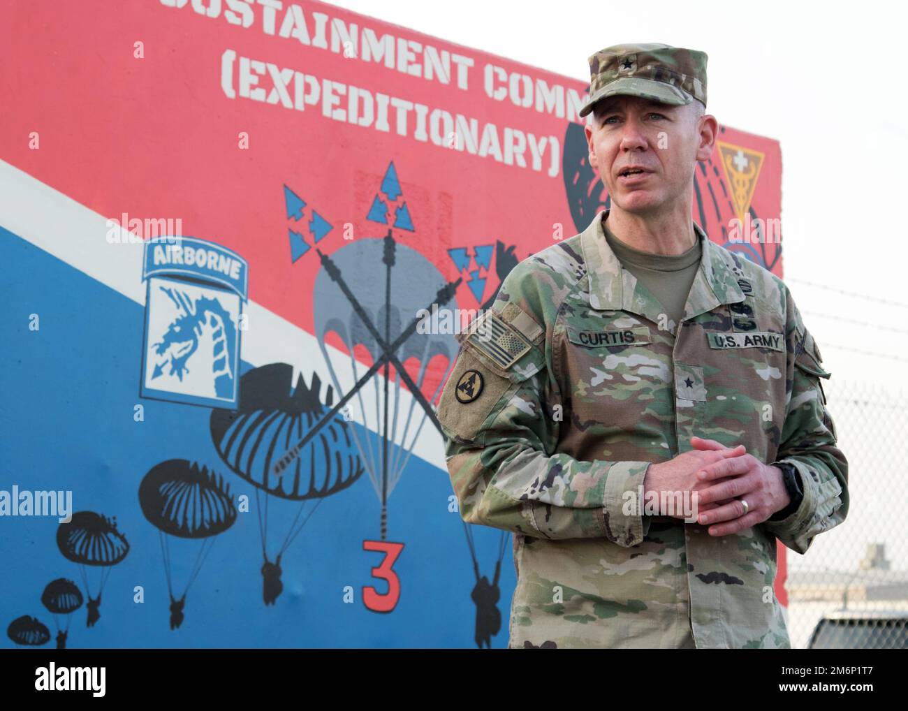 Brig. Gen. Lance G. Curtis, commander, 3rd Expeditionary Sustainment ...