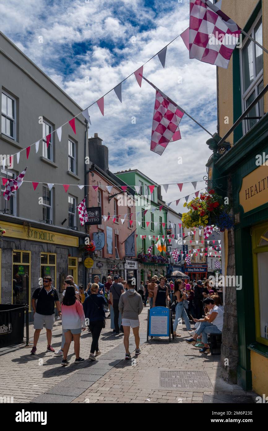 Close-up view of the altar and pulpit in the Roman Catholic Galway ...