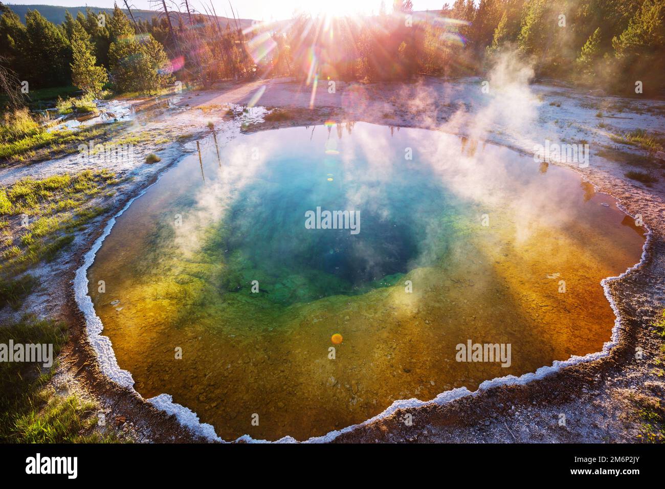 Morning Glory Pool Stock Photo - Alamy