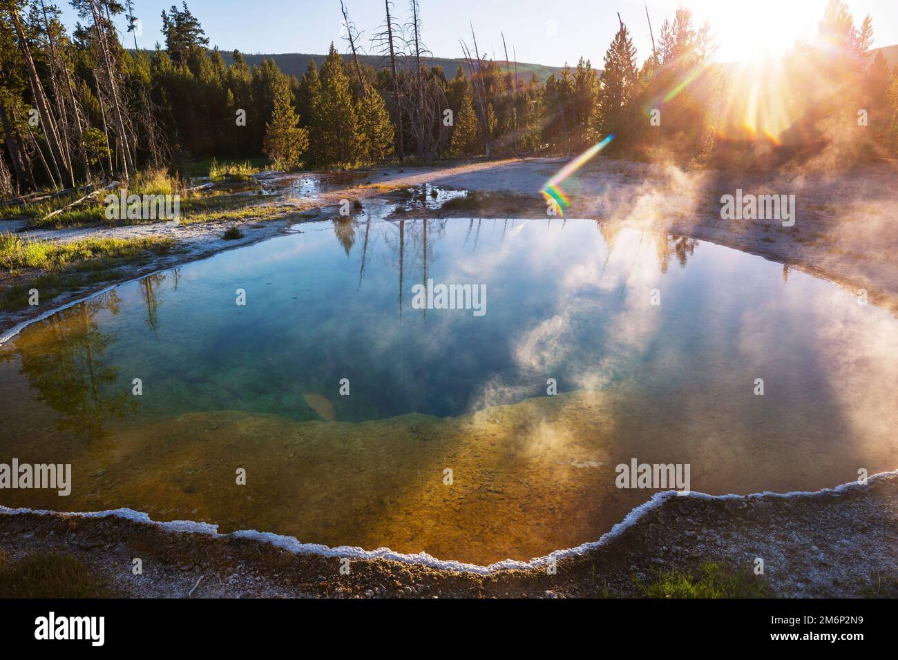 Morning Glory Pool Stock Photo - Alamy