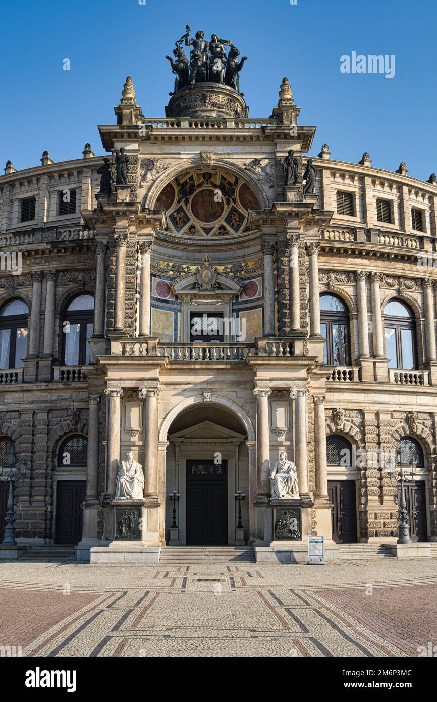 saxon opera house in dresden, germany Stock Photo - Alamy
