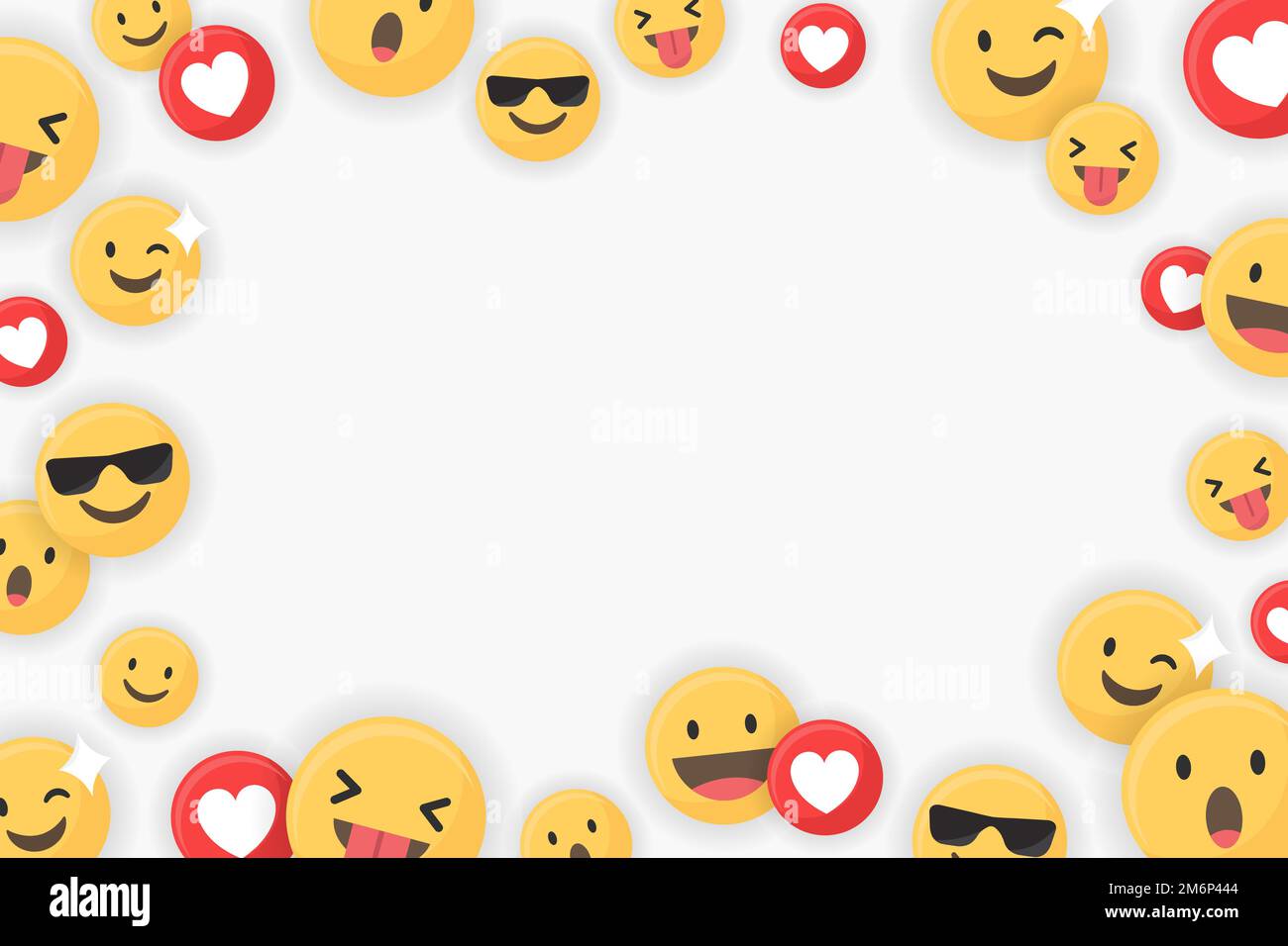 Social media icons themed border background vector Stock Vector Image ...