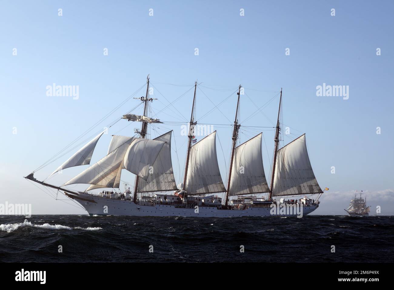 Spanish Navy topsail schooner Juan Sebastian de Elcano, Lisbon, 2012 ...