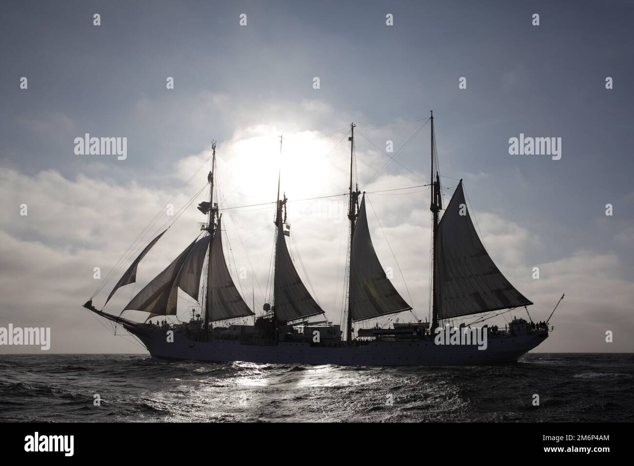Spanish Navy topsail schooner Juan Sebastian de Elcano, Lisbon, 2012 ...