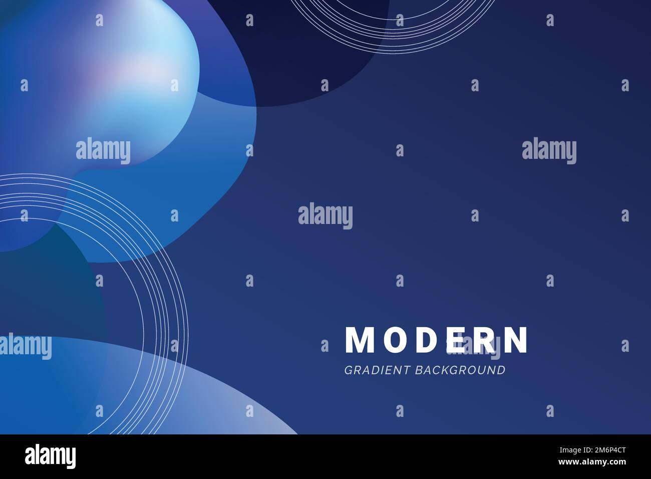 Blue modern gradient background vector Stock Vector Image & Art - Alamy