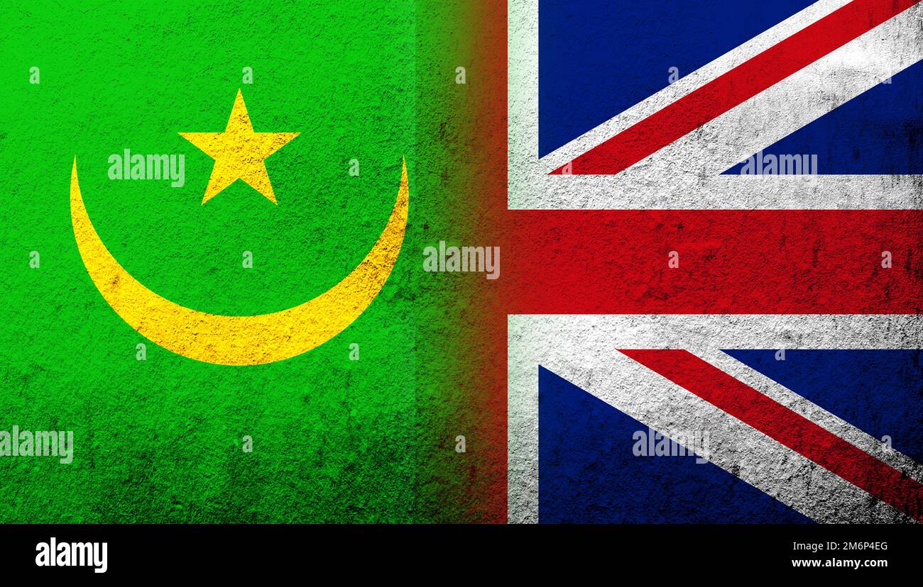 National flag of United Kingdom (Great Britain) Union Jack with ...