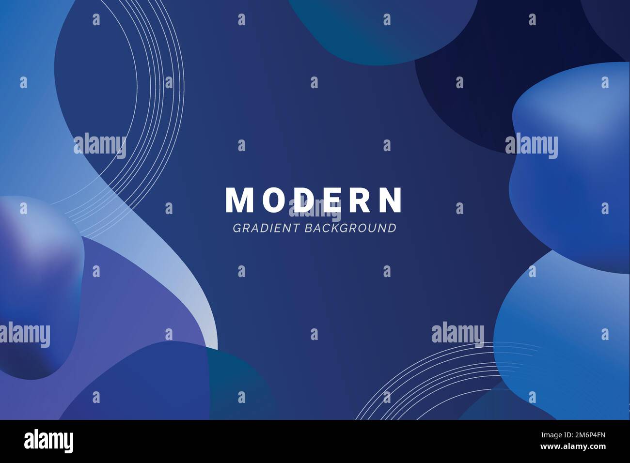 Blue modern gradient background vector Stock Vector Image & Art - Alamy