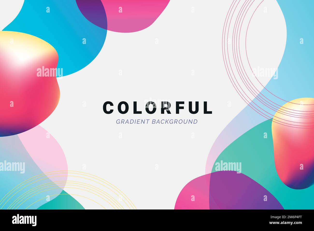 Colorful abstract gradient background vector Stock Vector Image & Art ...