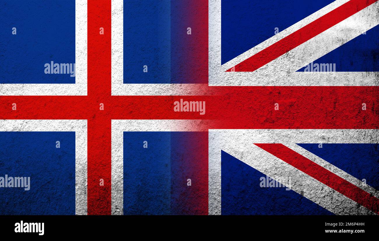 National flag of United Kingdom (Great Britain) Union Jack with ...