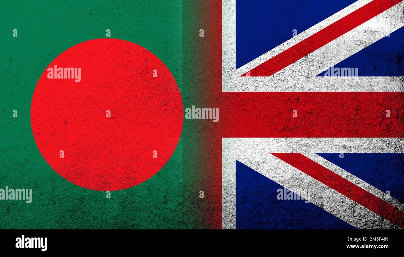 National flag of United Kingdom (Great Britain) Union Jack with ...