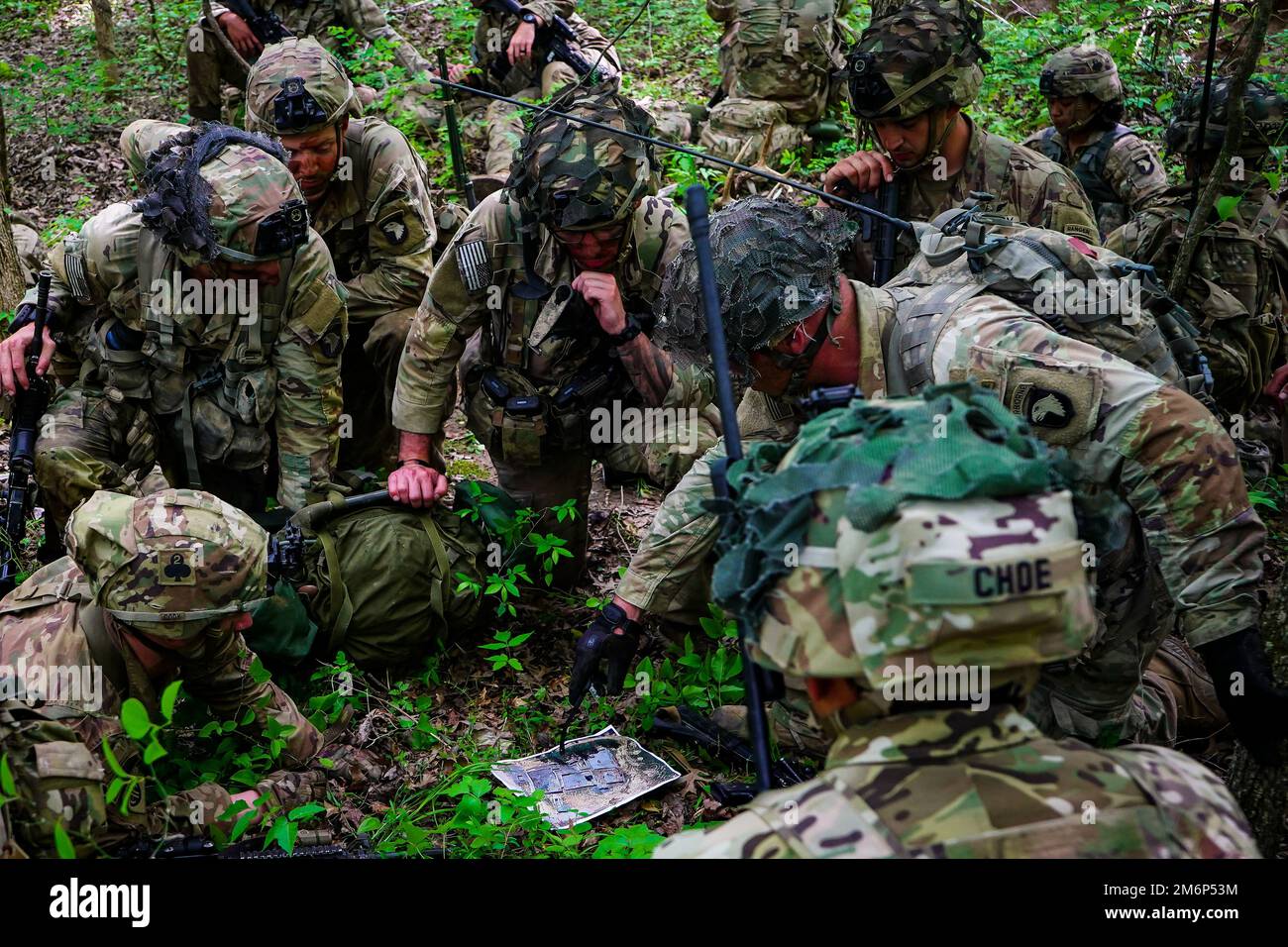 Soldiers from 2nd Battalion, 327th Infantry Regiment "No Slack", 1st ...