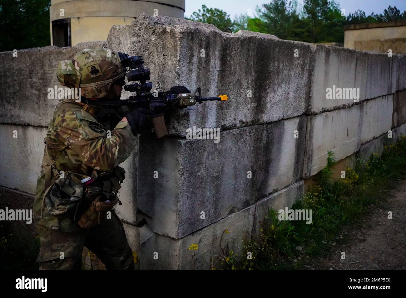 Soldiers from 2nd Battalion, 327th Infantry Regiment "No Slack", 1st ...
